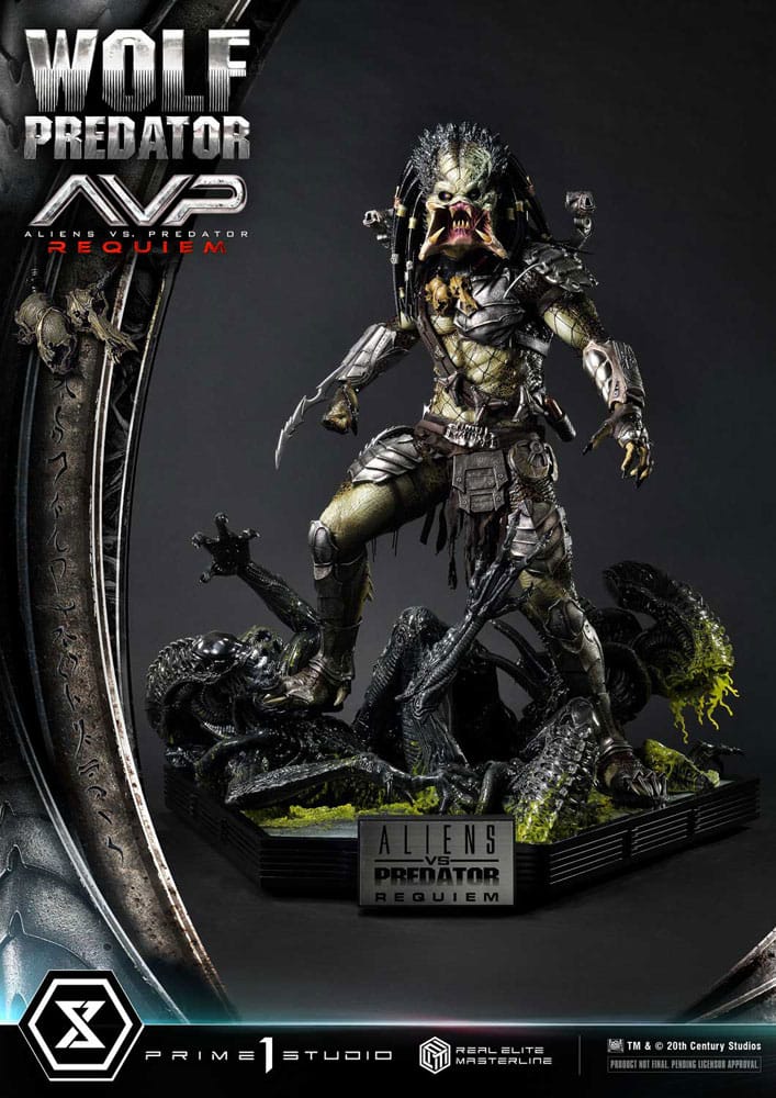 Alien vs. Predator Real Elite Masterline Series socha 1/3 Requiem Wolf ...