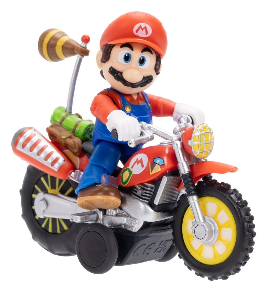 The Super Mario Galaxy Movie akčná figúrka with Pull Back Motorcycle ...